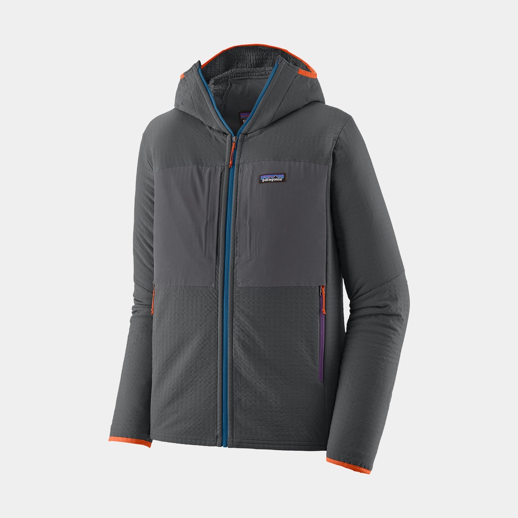 Patagonia - Polaire à capuche R2 TechFace Hoody (2023) Forge Grey